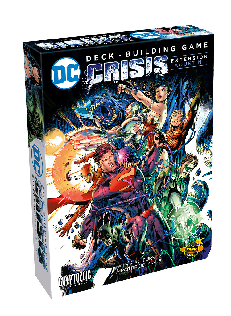 DC Crisis et autres nouveautés pour DC Comics, le jeu de Deck Building ...